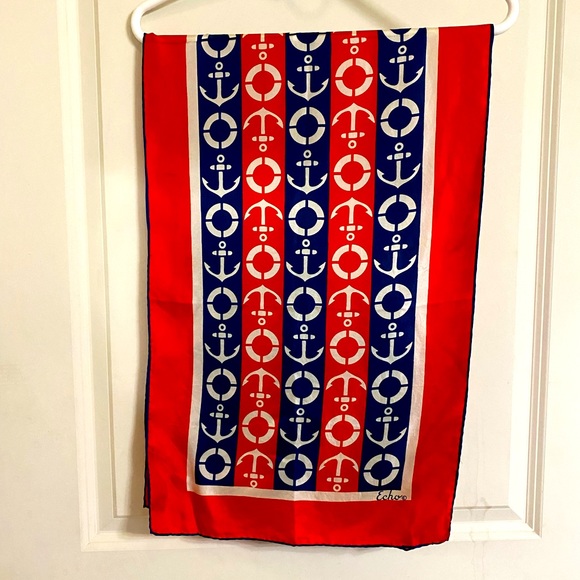 Accessories | Nautical Themed Oblong Neckhead Scarf | Poshmark